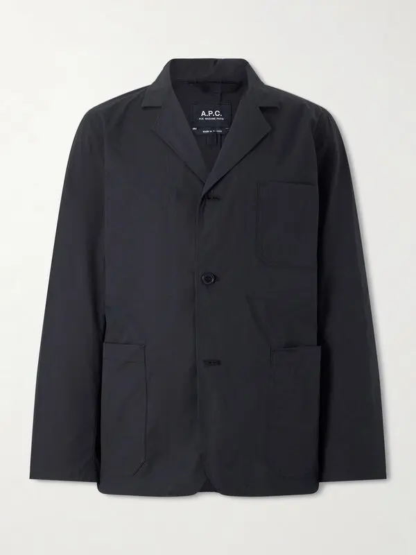 A.p.c. Phil Organic Cotton-gabardine Blazer