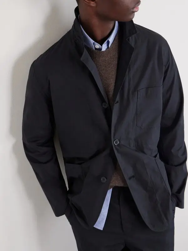 A.p.c. Phil Organic Cotton-gabardine Blazer