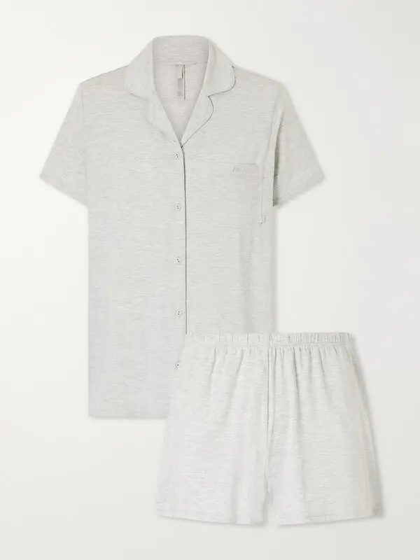 SKIMS Sleep Set Stretch-modal Jersey - Gray