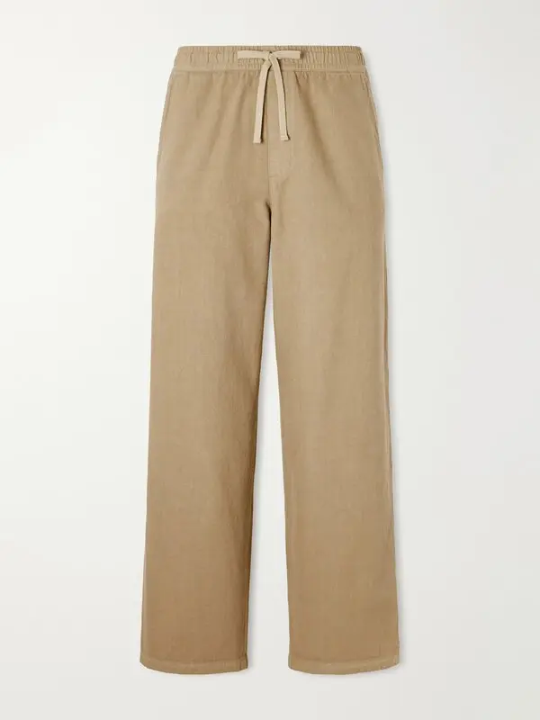 A.p.c. Straight-leg Cotton-twill Trousers - Neutrals