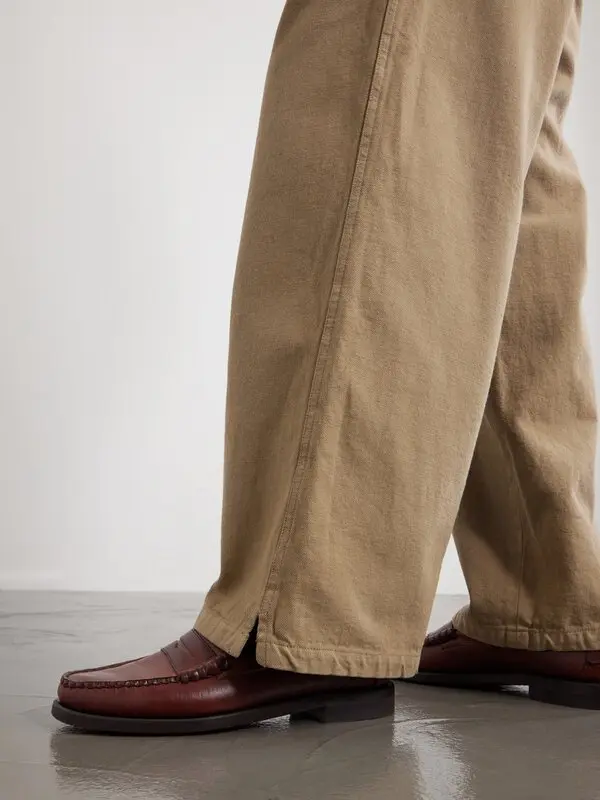 A.p.c. Straight-leg Cotton-twill Trousers - Neutrals
