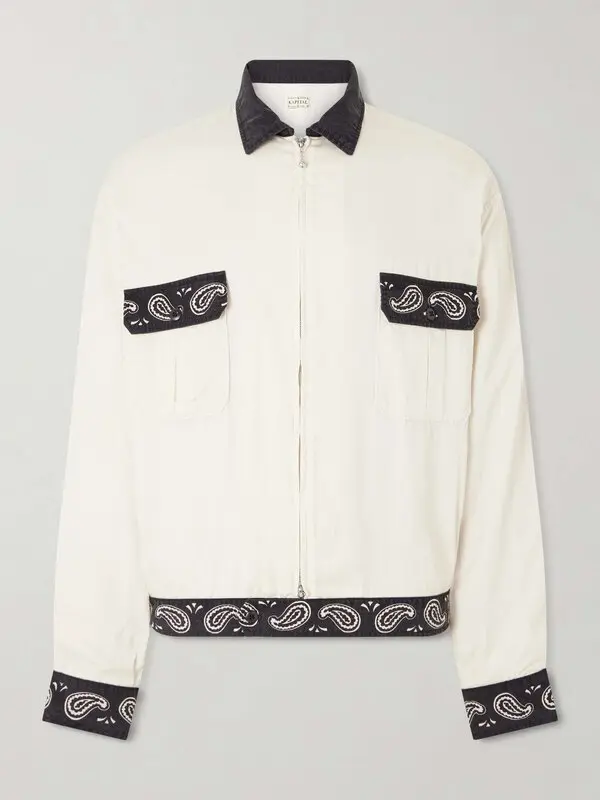Kapital Rayon Twill Jacket - Cream