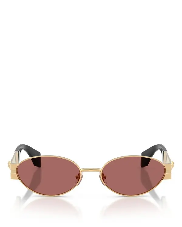 Versace Oval Sunglasses, 55mm