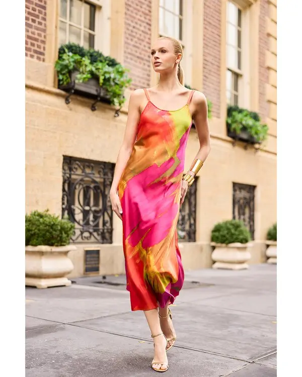 Natori Soleil Printed Slip Dress