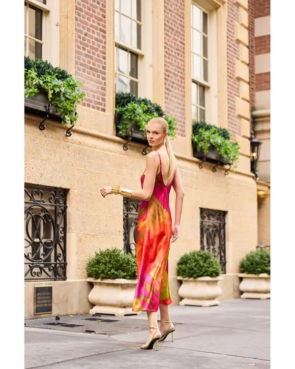 Natori Soleil Printed Slip Dress