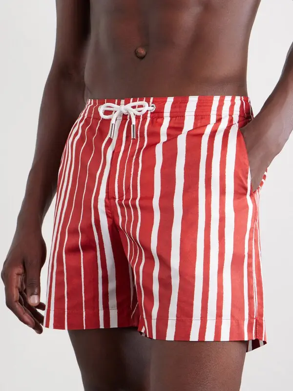 Orlebar Brown Bulldog Straight-leg Striped Swim Shorts