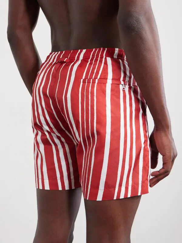 Orlebar Brown Bulldog Straight-leg Striped Swim Shorts