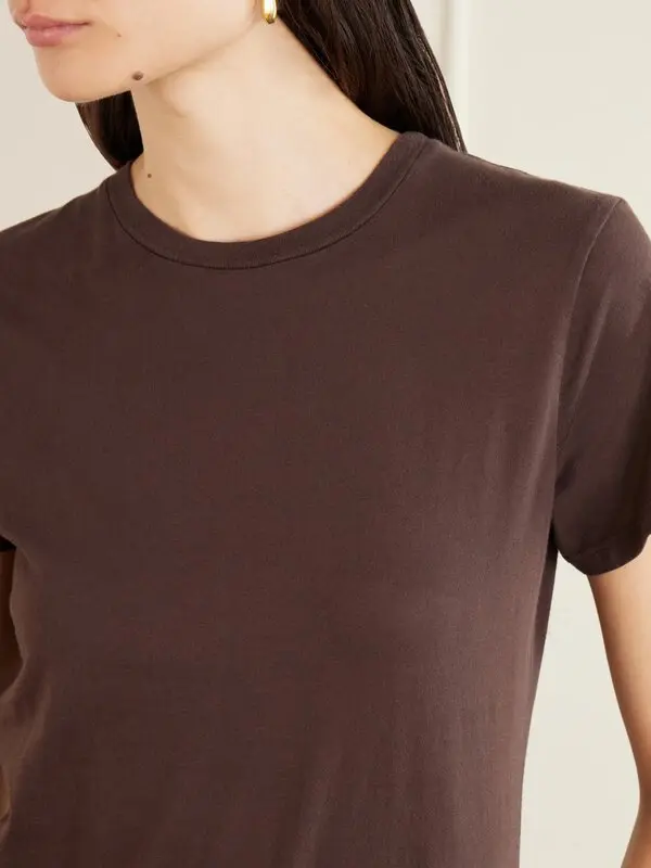 NILI LOTAN Lana Cotton-jersey T-shirt