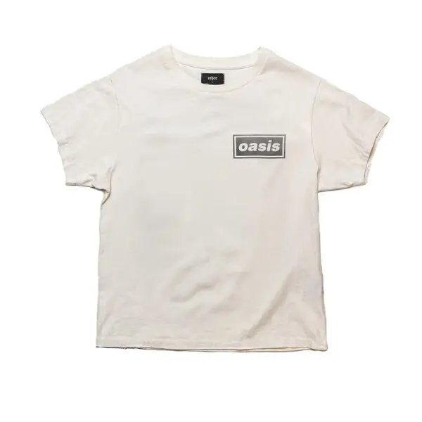 OTHER UK Oasis Flag Vintage T-shirt - White