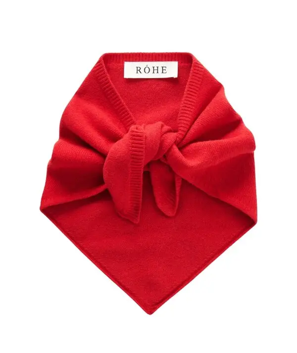 RÓHE Wool-blend Scarf - Red
