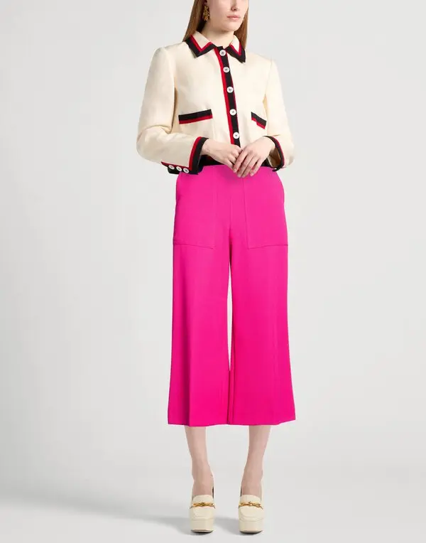Liviana Conti Wide-leg Polyester Blend Crepe Pants