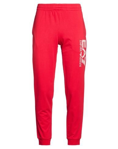 EA7 Pants Size Cotton - Red