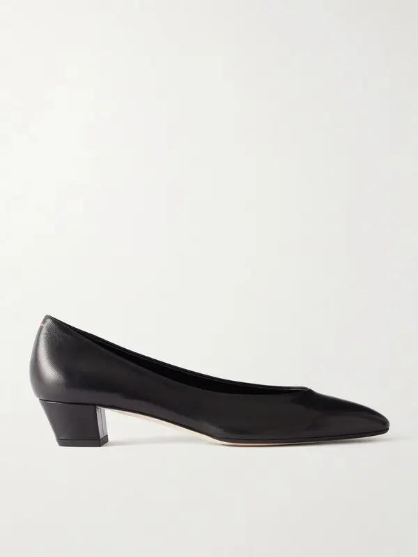 AeydĒ Helia 35 Leather Pumps - Black