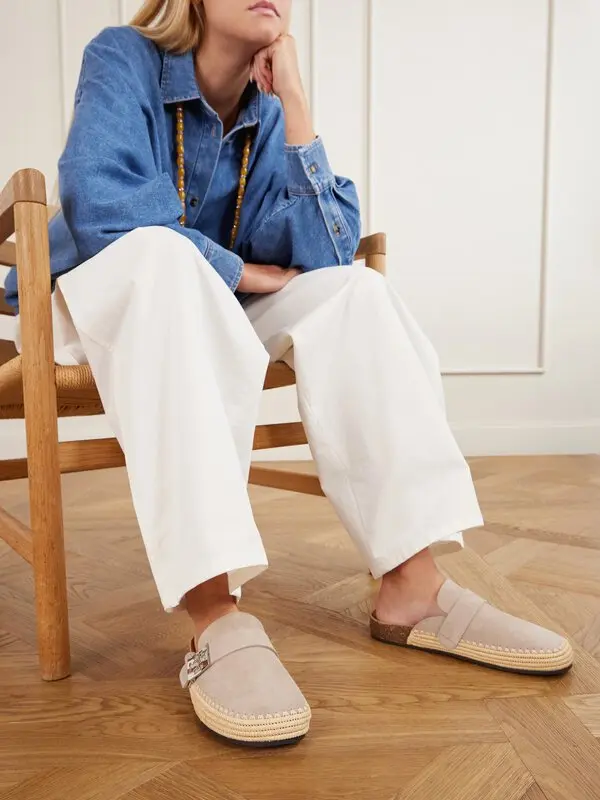 Tory Burch Mellow Suede Mules