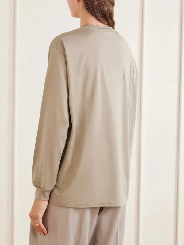 SSSTEIN Cotton Long Sleeve T-shirt