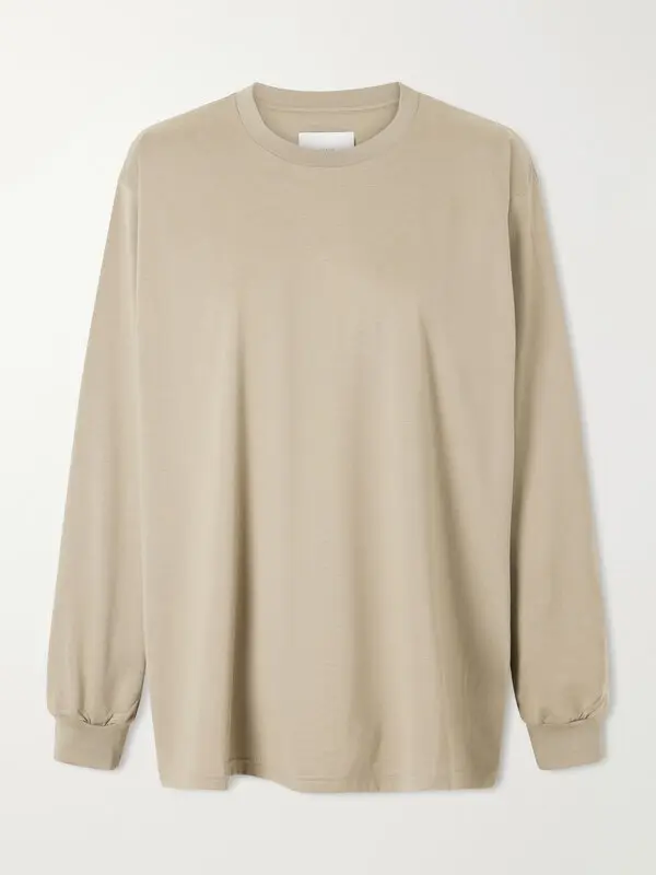 SSSTEIN Cotton Long Sleeve T-shirt - Green