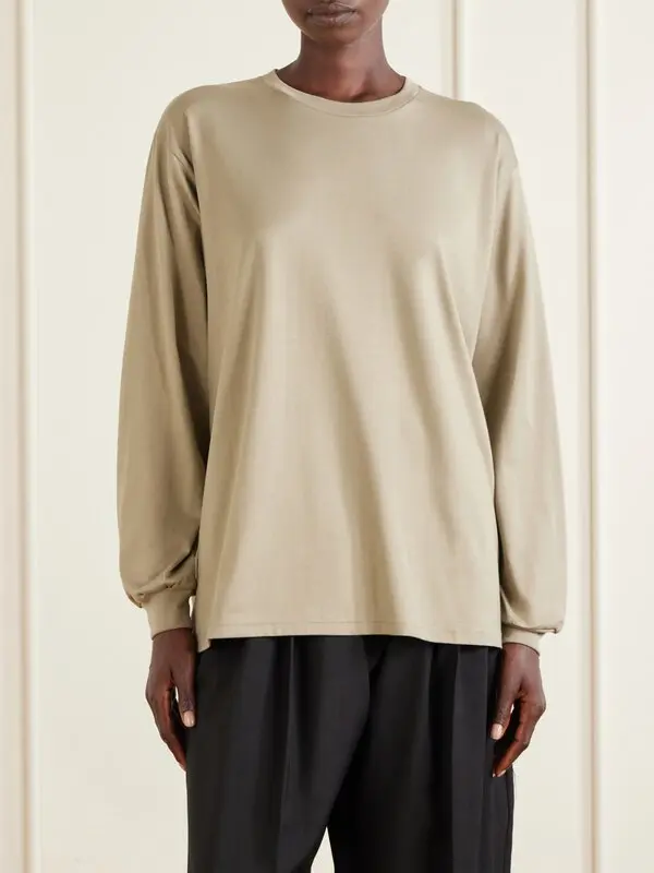 SSSTEIN Cotton Long Sleeve T-shirt