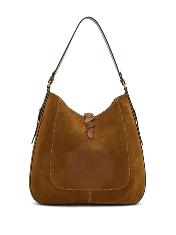 Isabel Marant Étoile Altay Suede Leather Hobo Bag - Brown