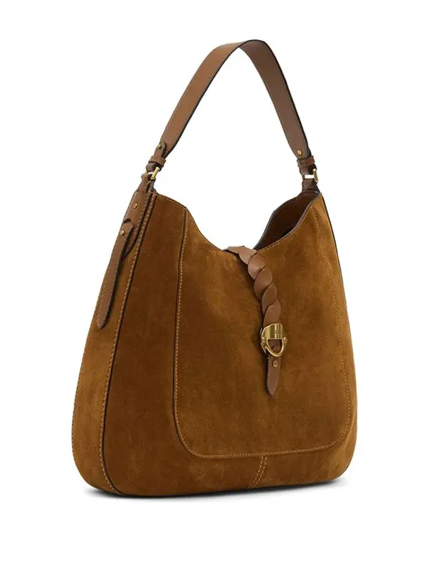 Isabel Marant Étoile Altay Suede Leather Hobo Bag - Brown