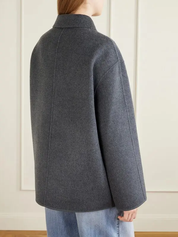 RÓHE Brushed Wool And Cashmere-blend Jacket - Gray