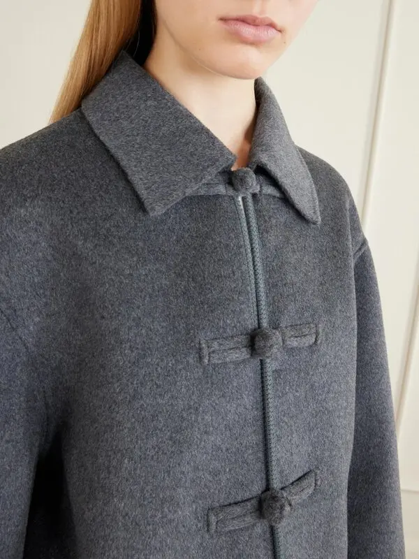 RÓHE Brushed Wool And Cashmere-blend Jacket - Gray