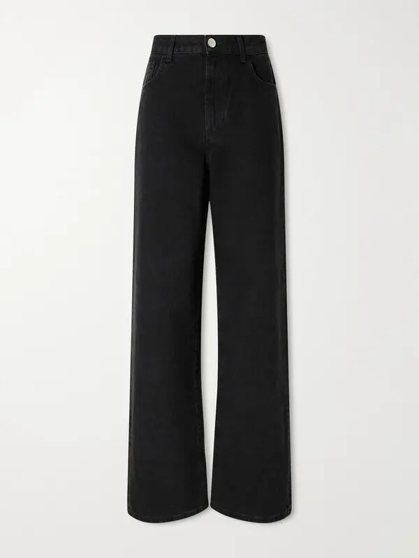 RÓHE Bruun Wide-leg Jeans - Black