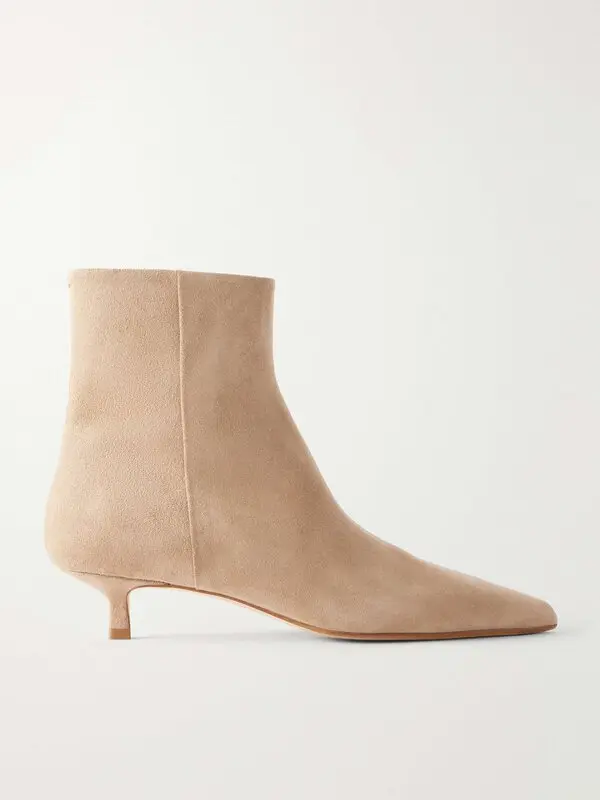AeydĒ Sofie 35 Suede Ankle Boots - Sand