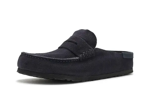 BIRKENSTOCK Naples Wrapped Clog- Suede Clog/mule Shoes Midnight