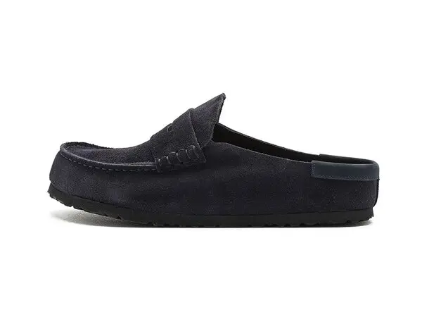 BIRKENSTOCK Naples Wrapped Clog- Suede Clog/mule Shoes Midnight