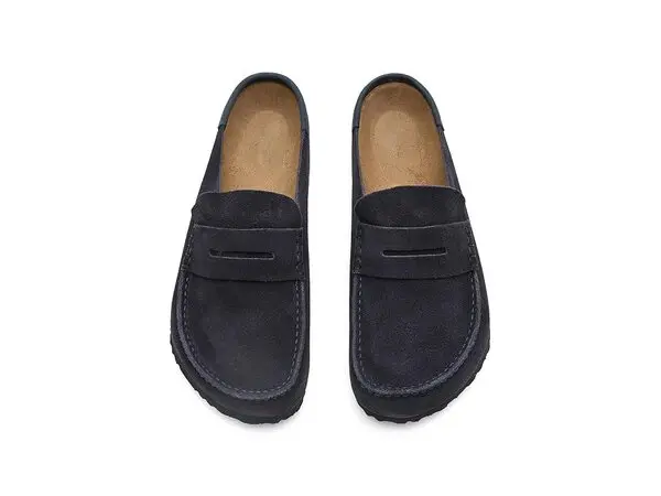 BIRKENSTOCK Naples Wrapped Clog- Suede Clog/mule Shoes Midnight