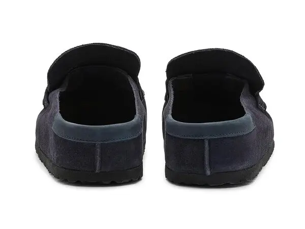 BIRKENSTOCK Naples Wrapped Clog- Suede Clog/mule Shoes Midnight