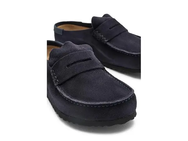 BIRKENSTOCK Naples Wrapped Clog- Suede Clog/mule Shoes Midnight