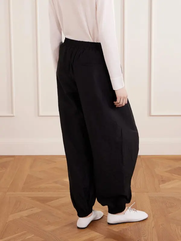 RÓHE Cotton-blend Seersucker Balloon Pants
