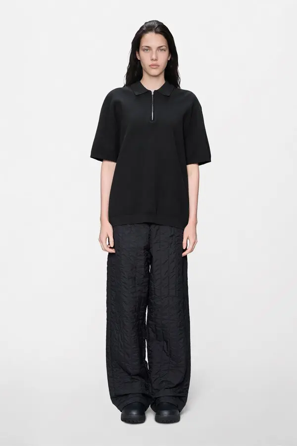 Rains Short Sleeve Polo - Black