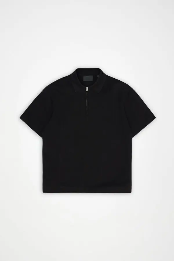 Rains Short Sleeve Polo - Black