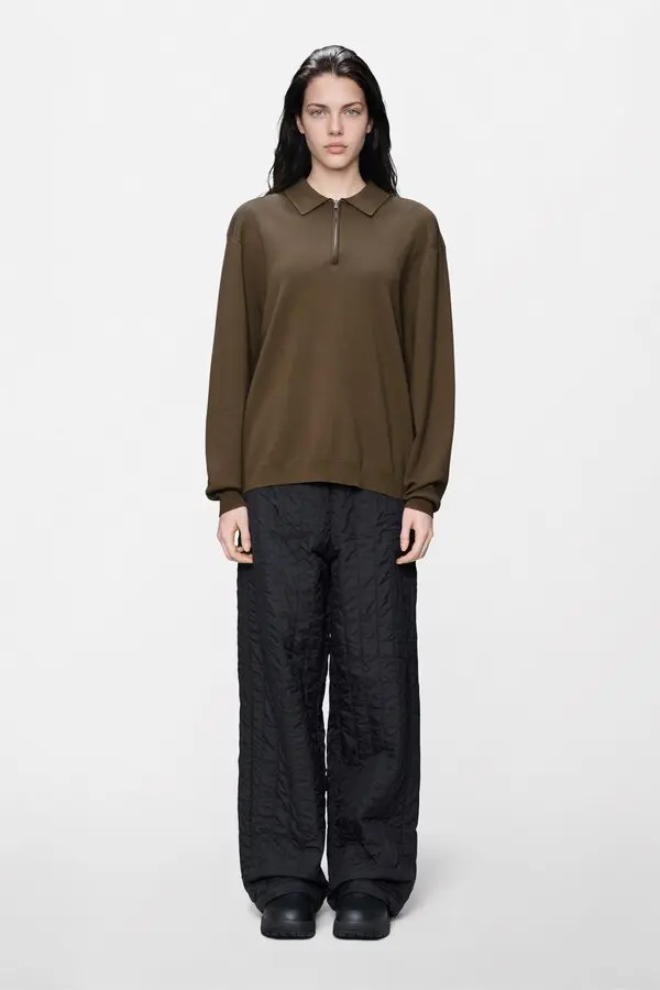 Rains Long Sleeve Polo - Splinter