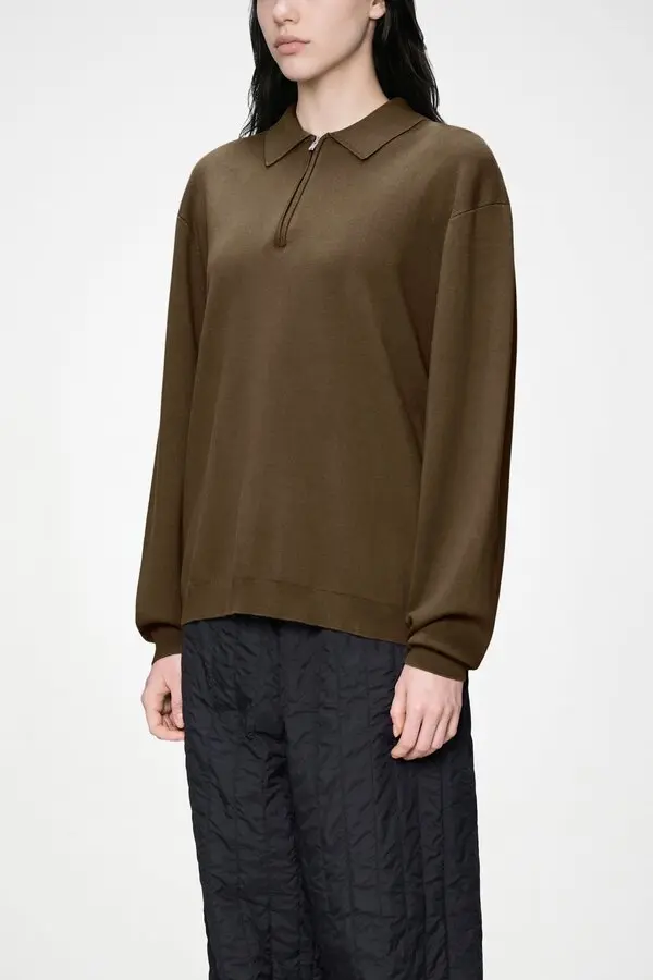 Rains Long Sleeve Polo
