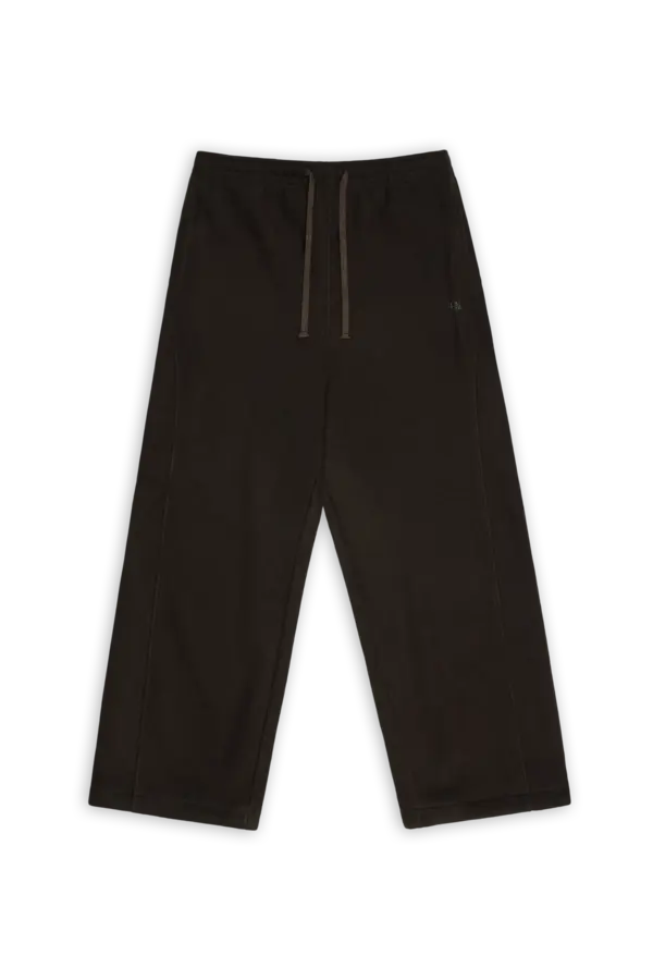 Rains Heavyweight Fleece Wide-leg Pants - Bark