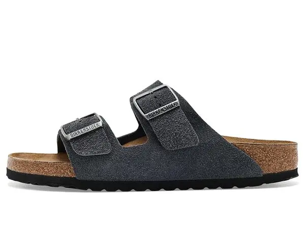 BIRKENSTOCK Arizona Suede Sandals - Black