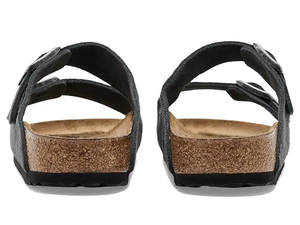 BIRKENSTOCK Arizona Suede Sandals - Black