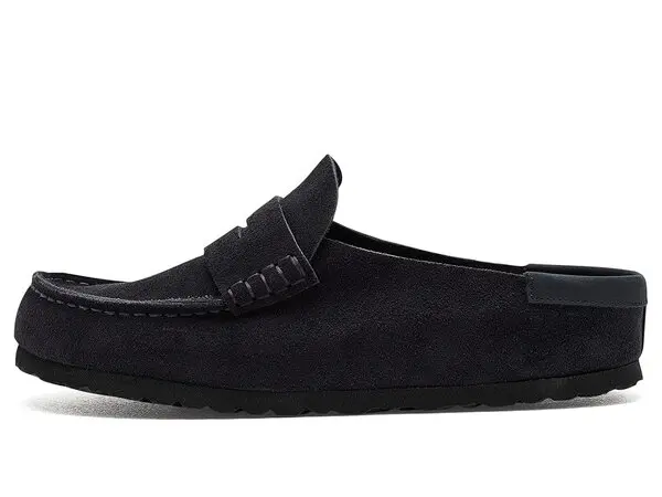 BIRKENSTOCK Naples Wrapped Clog- Suede Clog Shoes Midnight