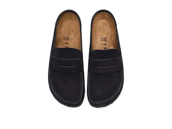 BIRKENSTOCK Naples Wrapped Clog- Suede Clog Shoes Midnight