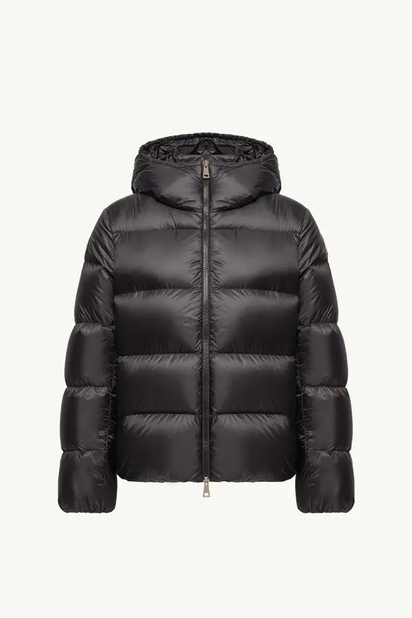 Moncler Feligule Hooded Short Down Jacket - Black
