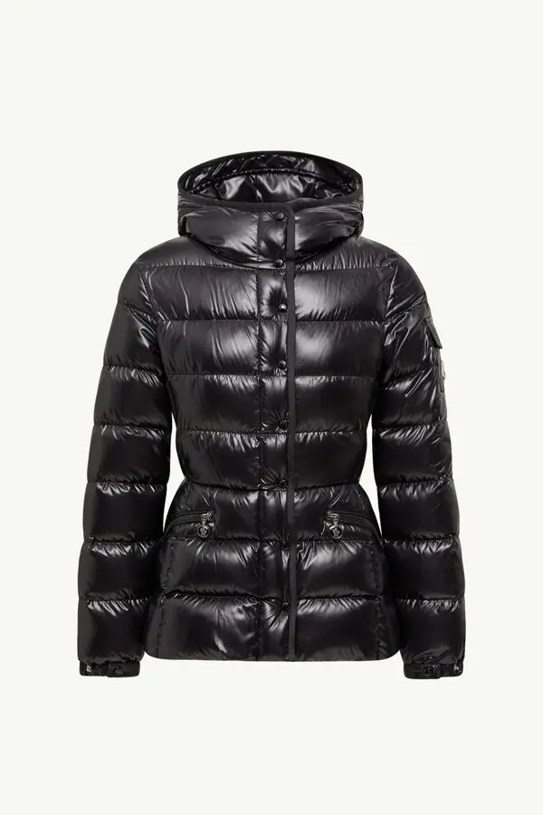 Moncler Barante Hooded Short Down Jacket - Black