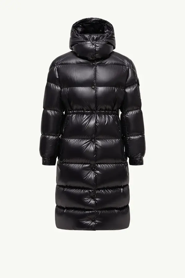 Moncler Cavettaz Hooded Long Down Jacket