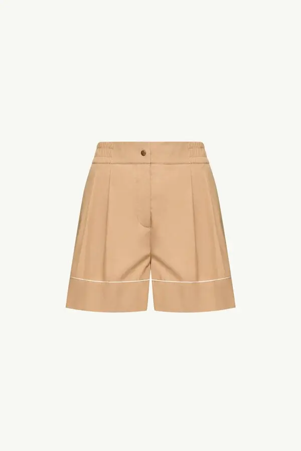 Moncler Tailored Cotton Blend Shorts