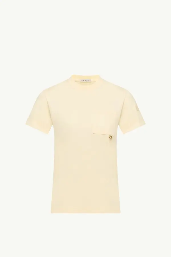 Moncler Metal Logo Cotton T-shirt