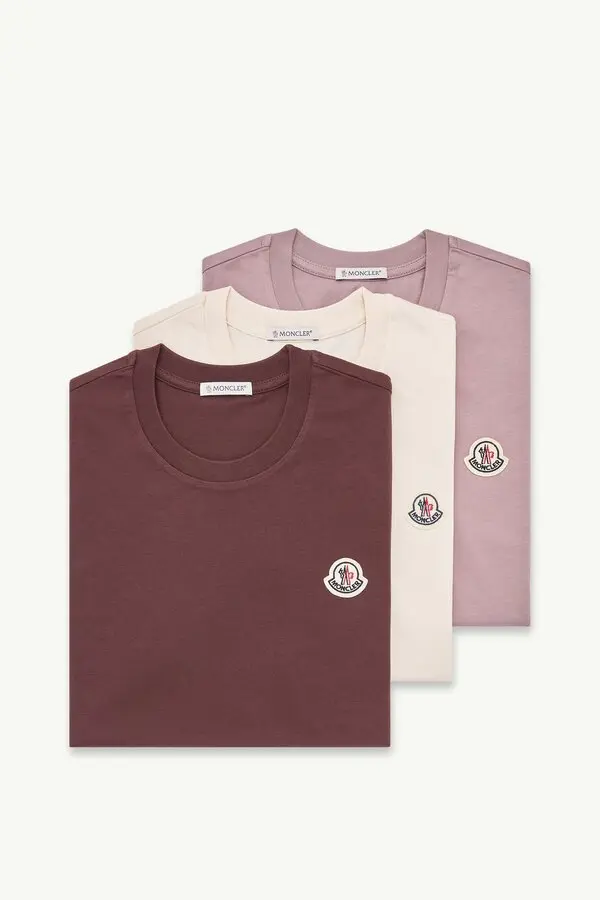Moncler Logo Patch Cotton T-shirt
