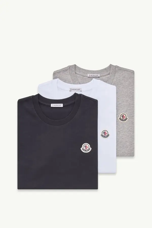Moncler Logo Patch Cotton T-shirt