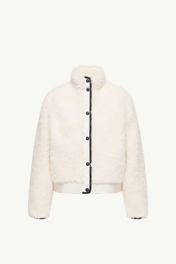 Moncler Diamond-quilted Padded Cardigan - White